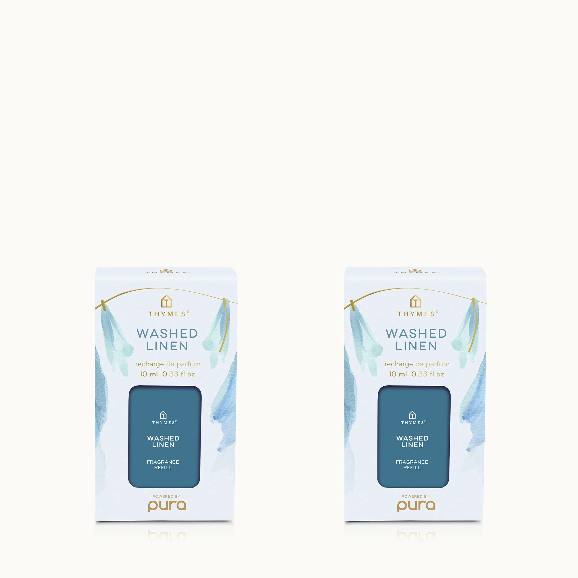 Washed Linen Pura® Diffuser Refill 2-Pack Bundle - Welcome To Thymes